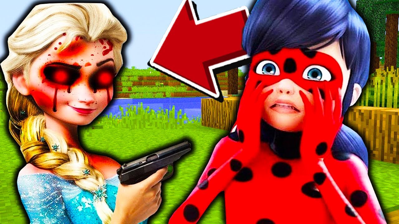 ELSA.EXE SİLAHLA UĞUR BÖCEĞİNİ KAÇIRDI! 😱 - Minecraft - YouTube