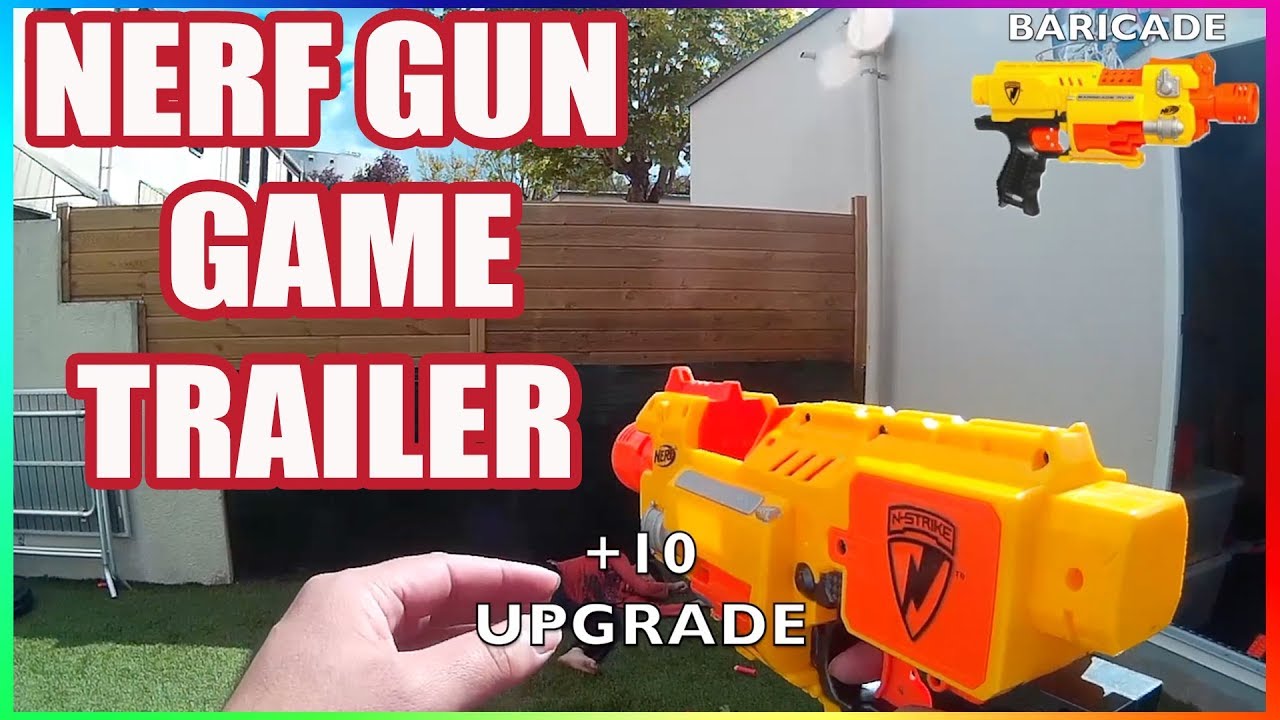 NERF GUN GAME TRAILER Kids Love to Play Nerf - YouTube