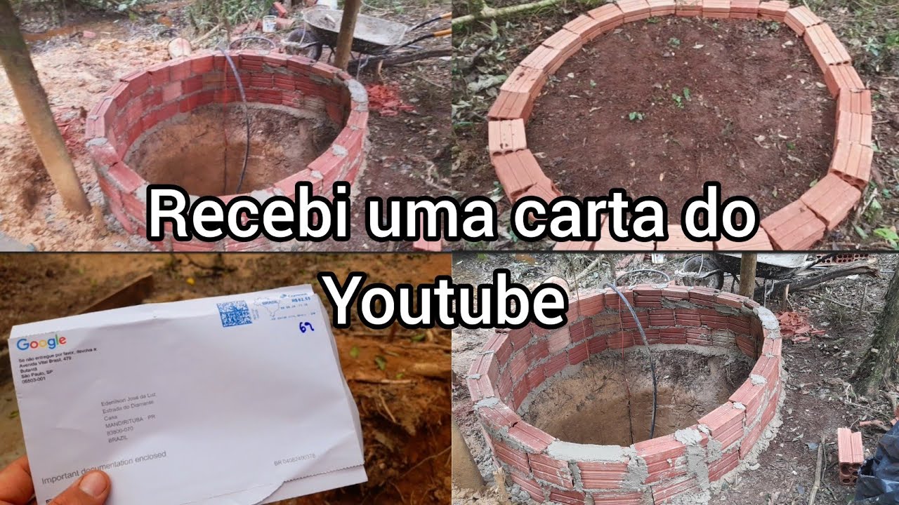 Lida No Rancho,,fiz as parede do poço - YouTube