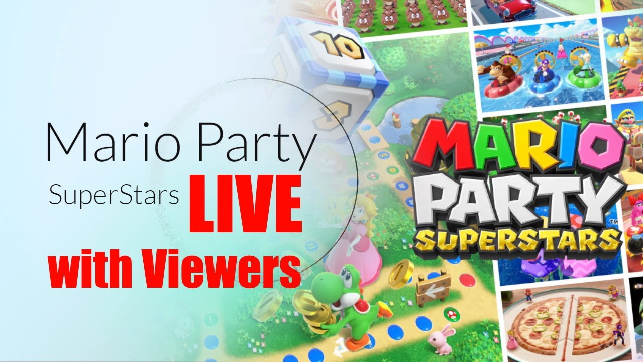 LIVE🔴Mario Party Superstars Live Stream! Playing with viewers - YouTube