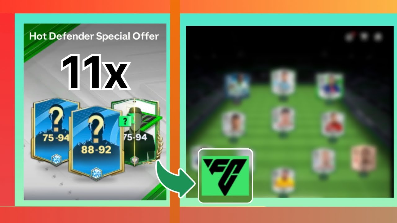 11x fc mobile packs decide my team! - YouTube