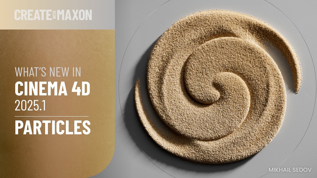 What’s New in Cinema 4D 2025.1 Particles – Create with Maxon - YouTube