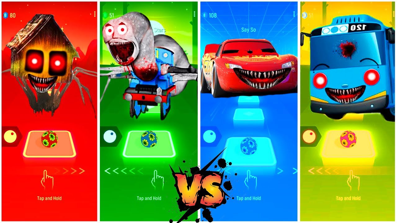 House Head EXE vs Thomas The Train EXE vs Mcqueen EXE vs Tayo The ...