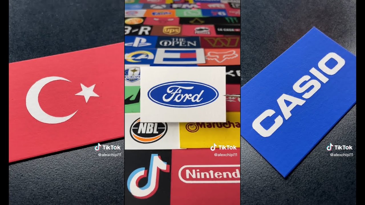 TikTok Guy Who Draw FLAGS/LOGOs Using POSCA Paint Marker 28 || Most ...