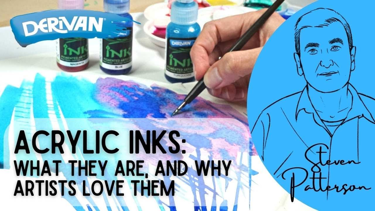 Acrylic Inks - What They Are, And Why Artists Love Them - YouTube