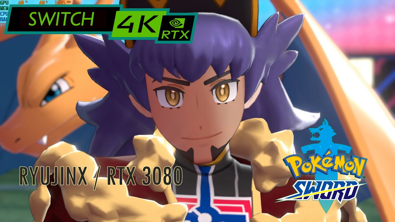Pokémon Sword / RTX 3080 4K / Switch emulator for PC Ryujinx - YouTube