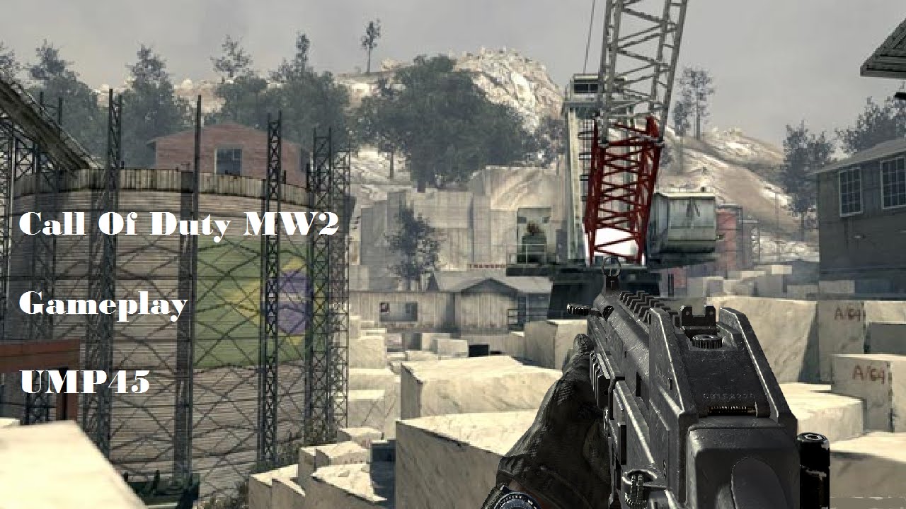 Call Of Duty MW2 UMP45 Gameplay - YouTube
