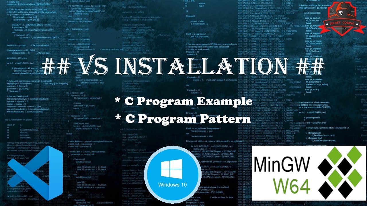 #1 VS Code Installation & Set Path Environment || By Secret Coding ...