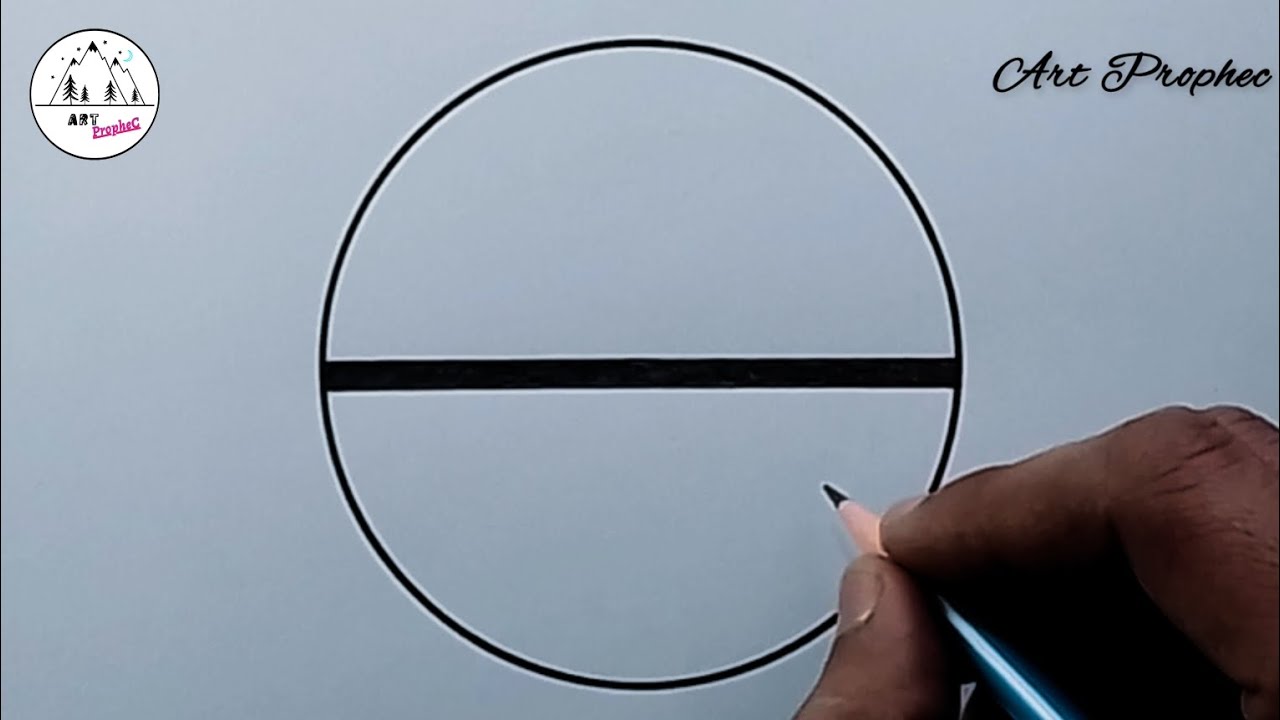 Easy Circle Drawing - Beautiful Bridge Circle ड्राइंग - YouTube