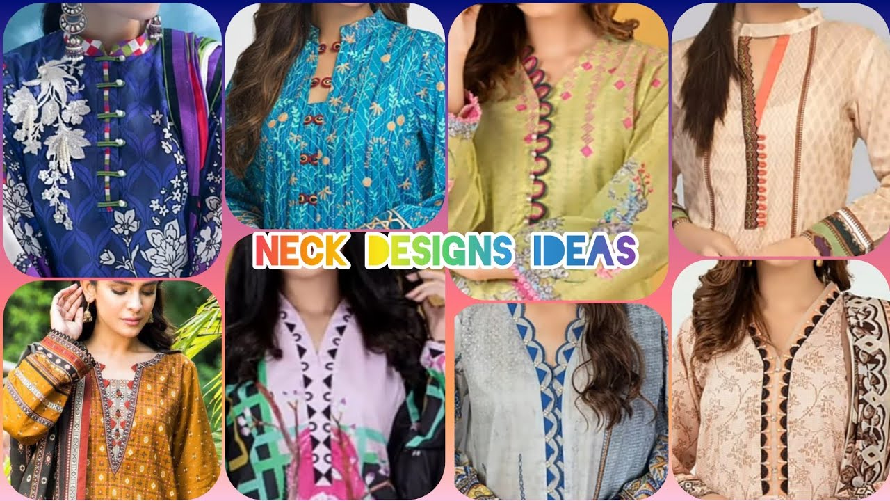 simple and easy neck design||latest and trendy neck design for winter ...