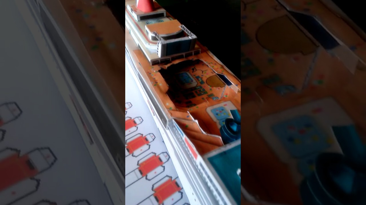 Carnival Glory paper craft cruise ship - YouTube