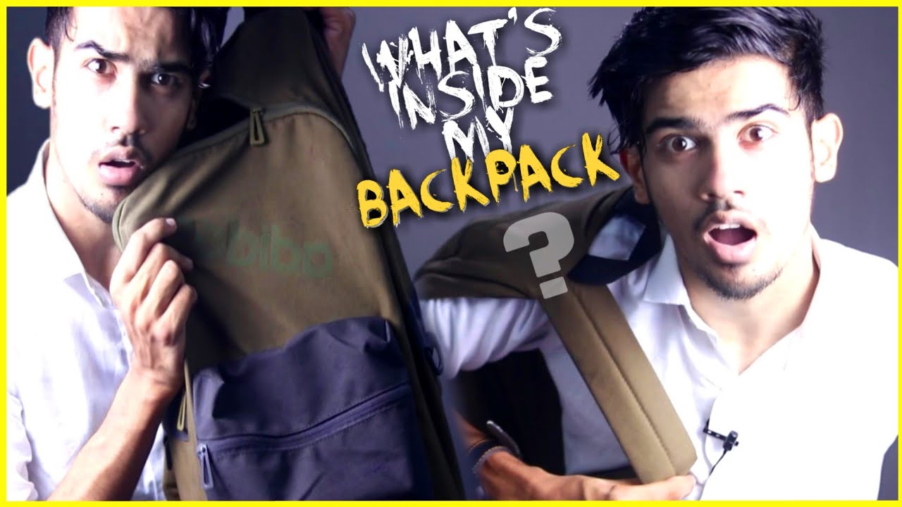 What's INSIDE my BACKPACK - YouTube