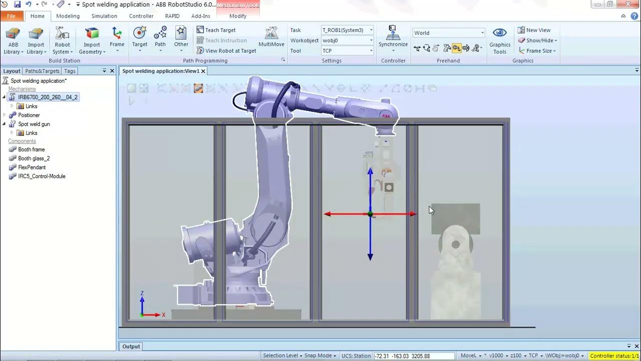 ABB robotstudio Spot welding Rapid programming of spot welding ...