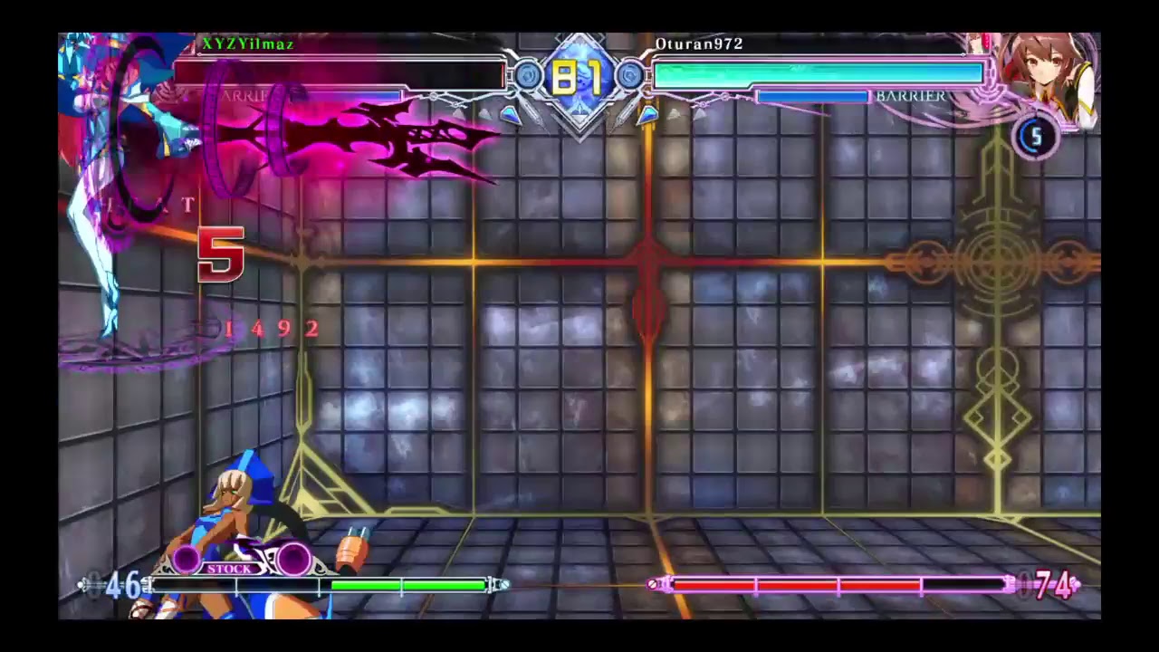 BlazBlue - Fight entre kheyy - YouTube