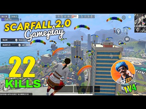 22 KILLS 🥶 SCARFALL 2.0 FULL RUSH INTENSE GAMEPLAY | SOLO vs SQUAD MUMBAI MAP GAMEPLAY - IFS JEET