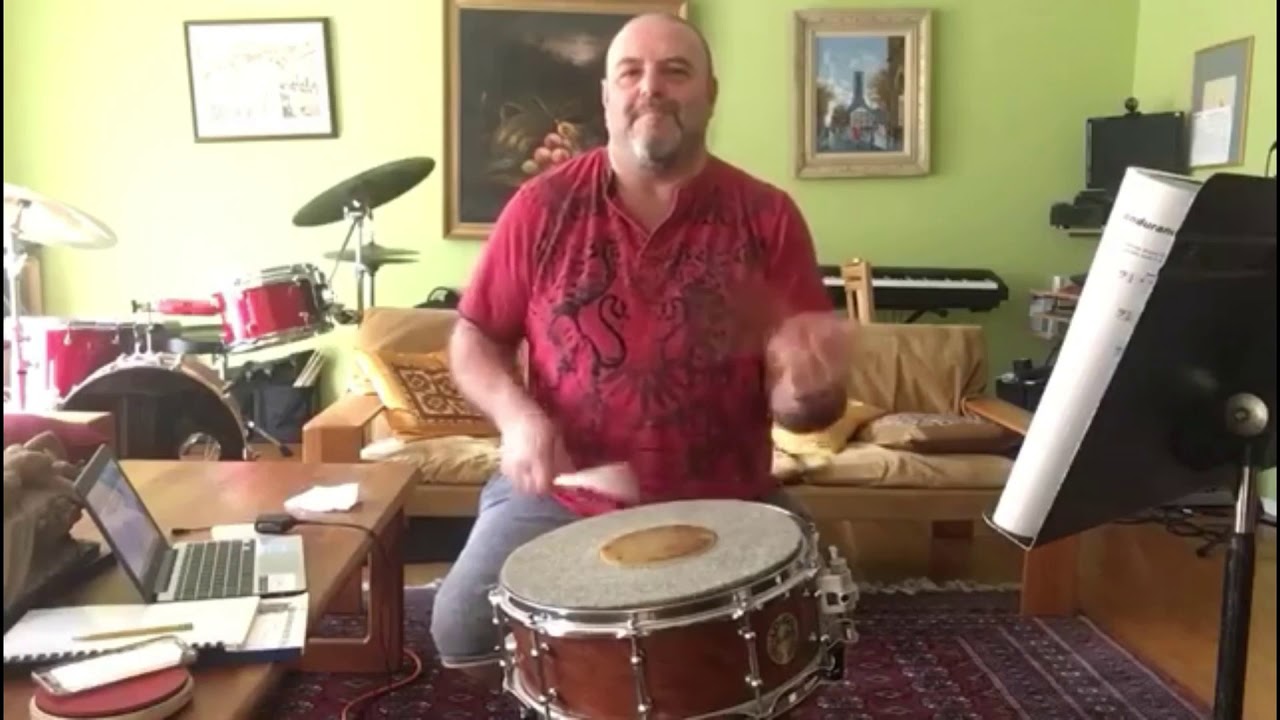 Great snare drum technique by Peppe Merolla #Greatsnaredrumtechnique # ...