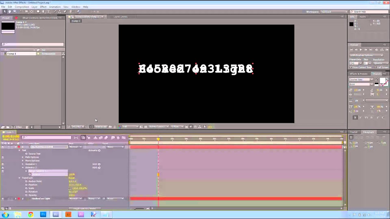 After Effects Numbers-To-Letters Transition Tutorial - YouTube