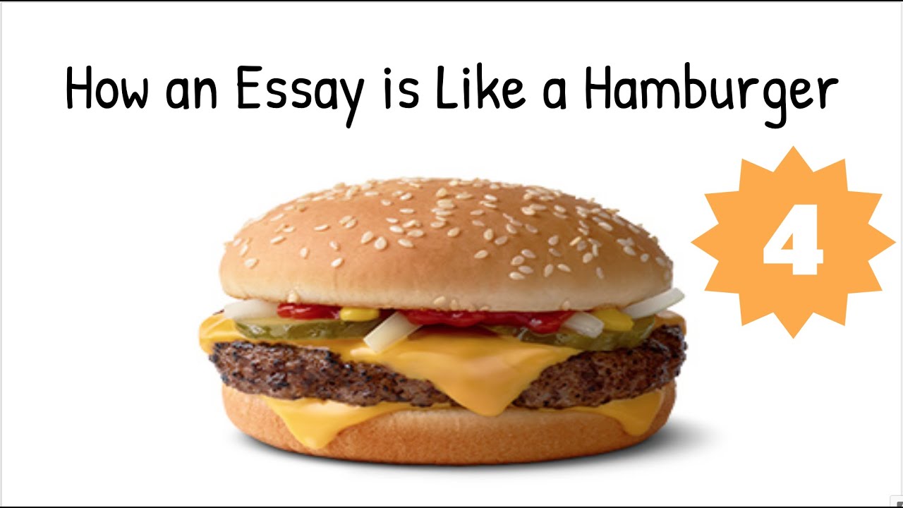 How an Essay is Like a Hamburger: Part 4 - YouTube