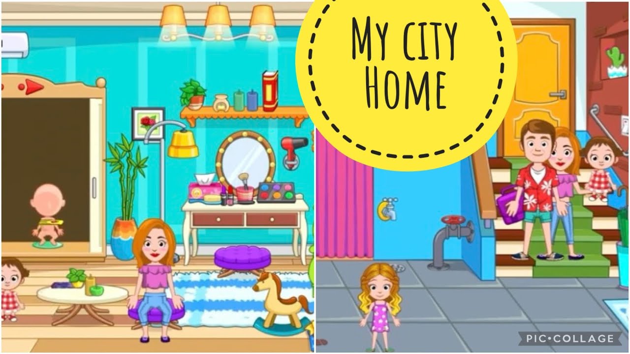 My City مای سیتی: Home UPDATED | My town games - YouTube