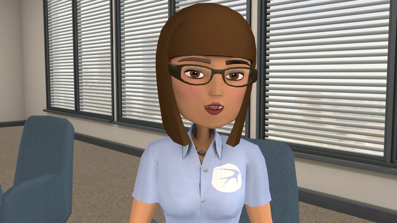 Example of "3D avatar" eLearning video - YouTube