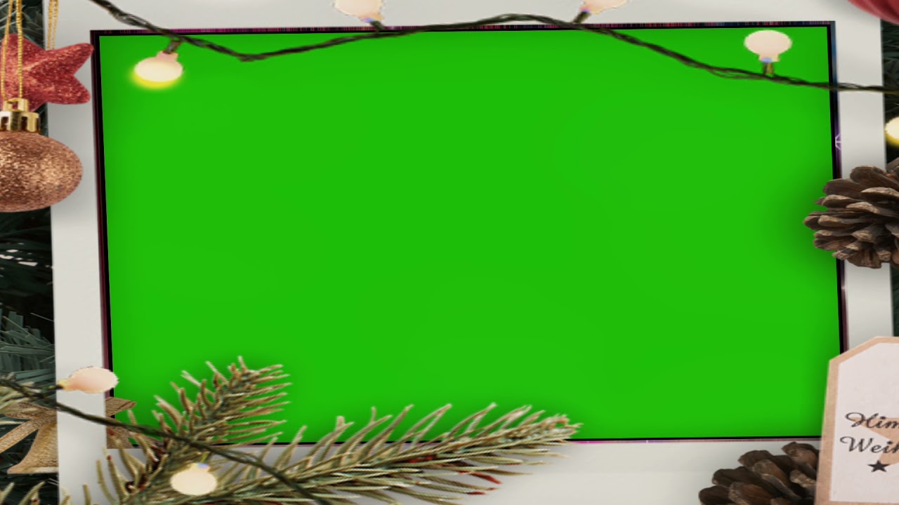 NEW GREEN SCREEN MERRY CHRISTMAS FOR VIDEO AND FREE - YouTube