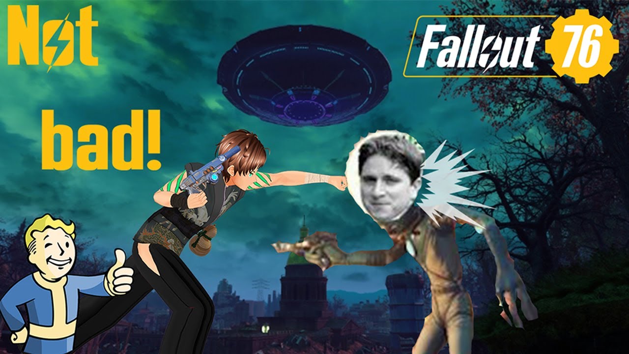 A MONK fights off ALIENS in a WASTELAND! - Fallout 76: Invaders from ...