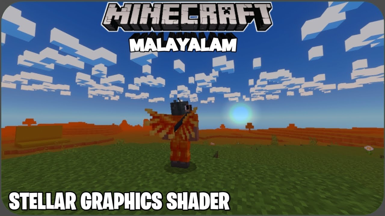 Minecraft PE/BE|Stellar Graphics Shader Render Dragon Support Shader|1.20+|Malayalam|MD ROX ...