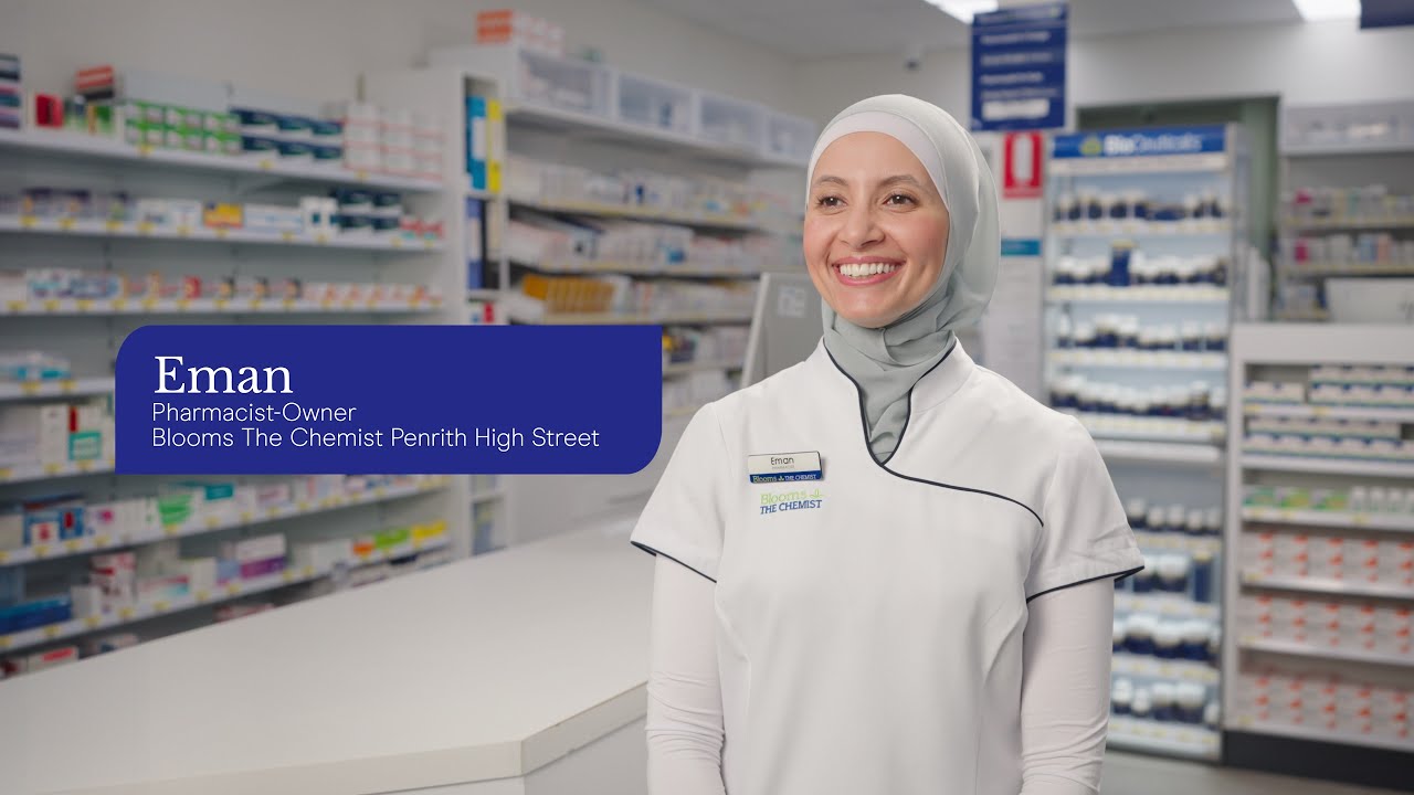 Meet Eman, Pharmacist-owner Blooms The Chemist Penrith High Street - YouTube