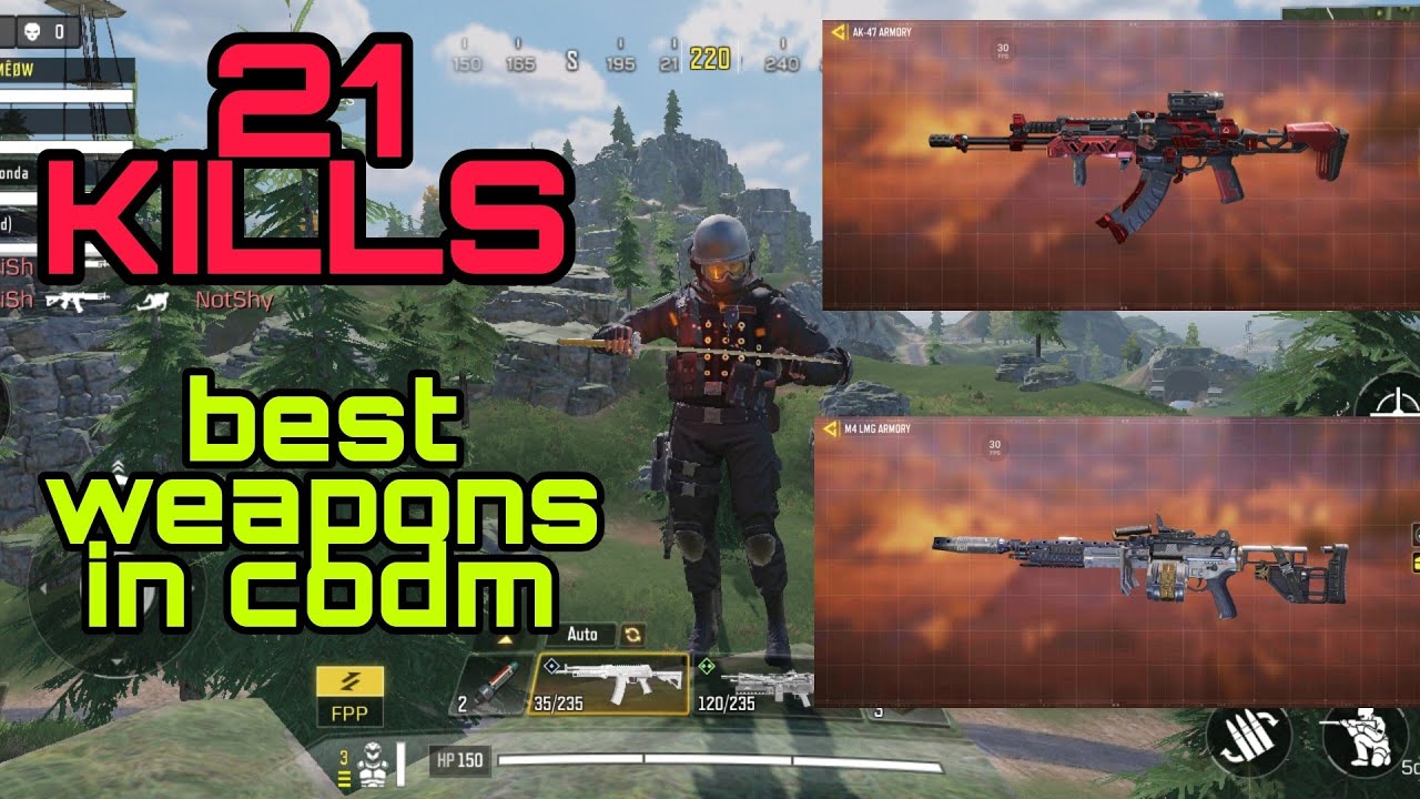 codm best weapons in cod 21 KILLS insane - YouTube
