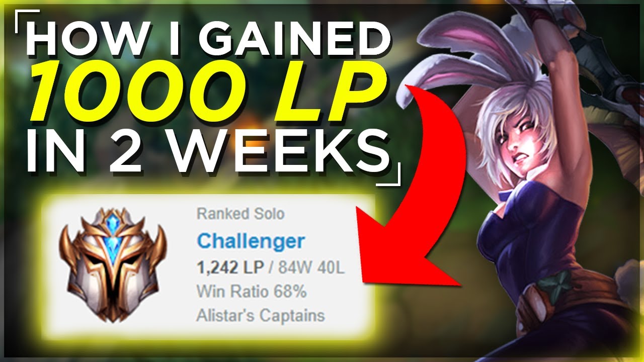 This is how I got my account to 1000 LP with a 73% Winrate... (Secrets ...