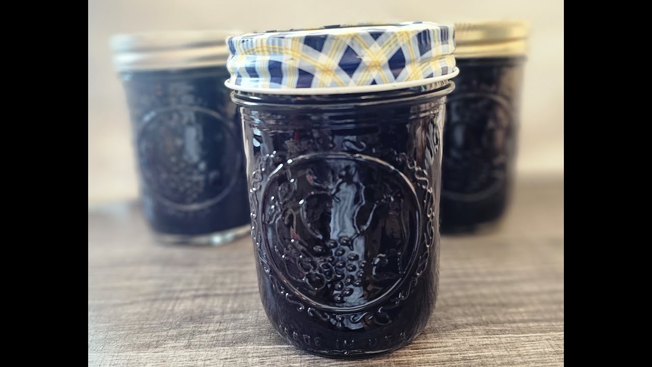 Blueberry Jam With A Little Cinnamon | Water Bath Canning | Food ...