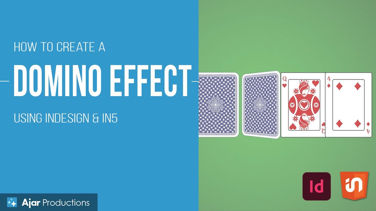 3D Domino Flip Effect with InDesign & in5 - YouTube