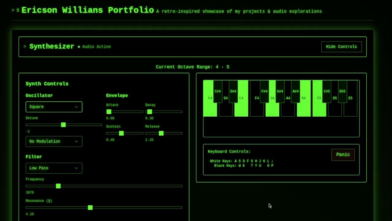 I've built my own synthesizer using Tone.js and React - YouTube