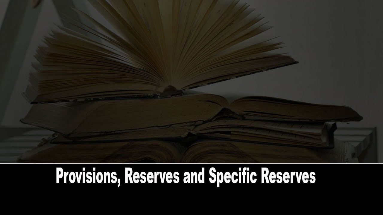 Provisions, Reserves and Specific Reserves