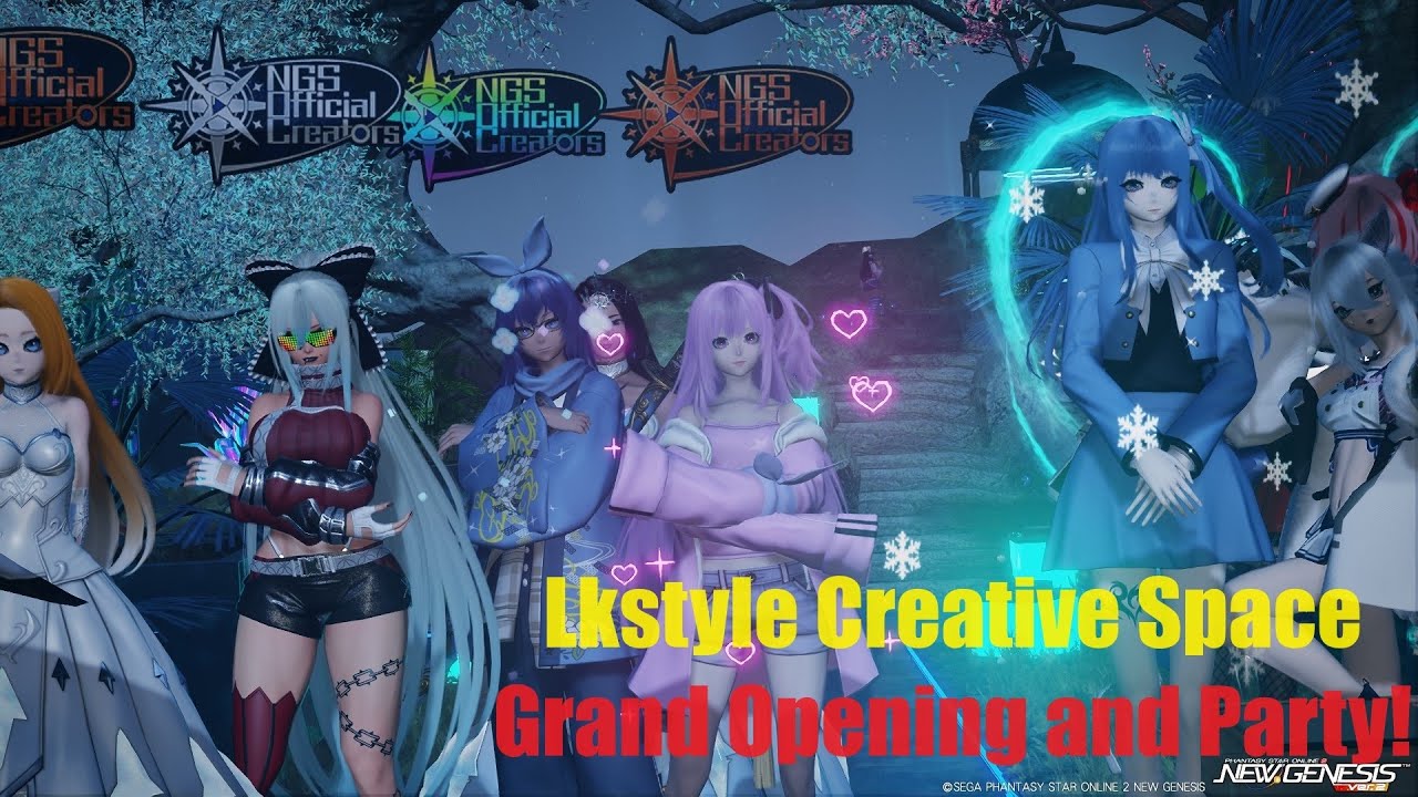 PSO2 NGS Lkstyle Creative Space Grand Opening and Party! by EmikoAi ...