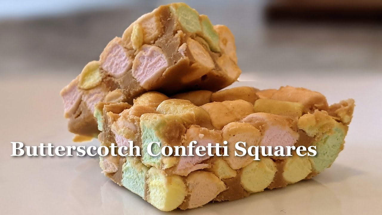 Butterscotch Confetti Squares - YouTube