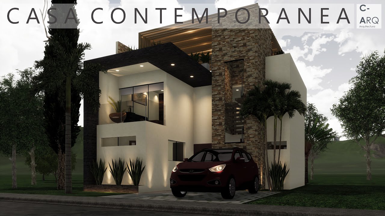 CASA 8X20 MTS 3 REC MARAS Y ROOF GARDEN HOUSE 8X20 MTS Recorrido