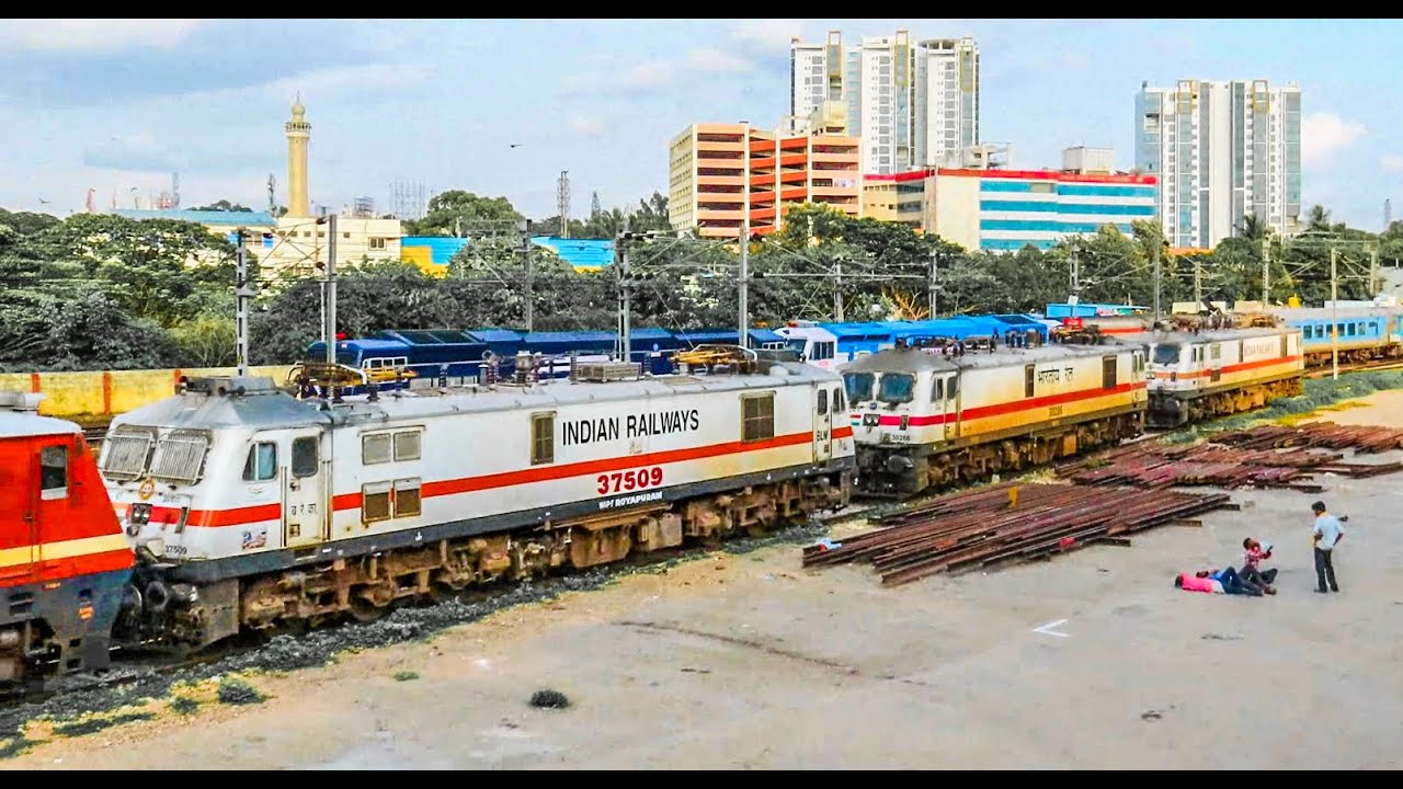 Differently Painted Multiple Unit working a SuperFast Train | Indian ...