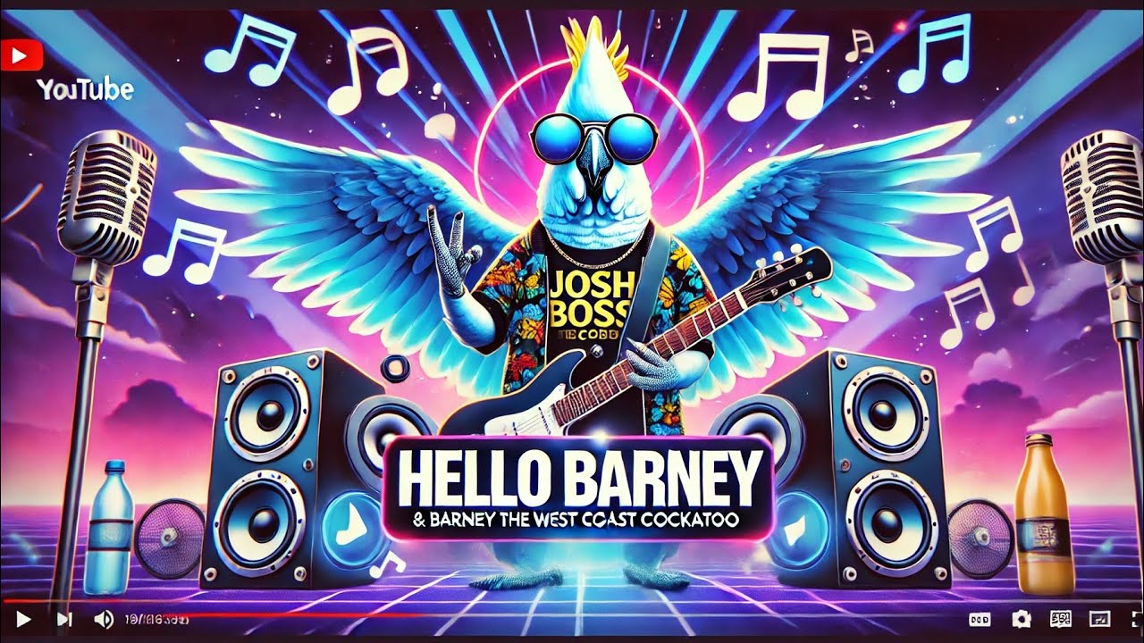 Hello Barney joshboss_records & Barney the west coast cockatoo - YouTube