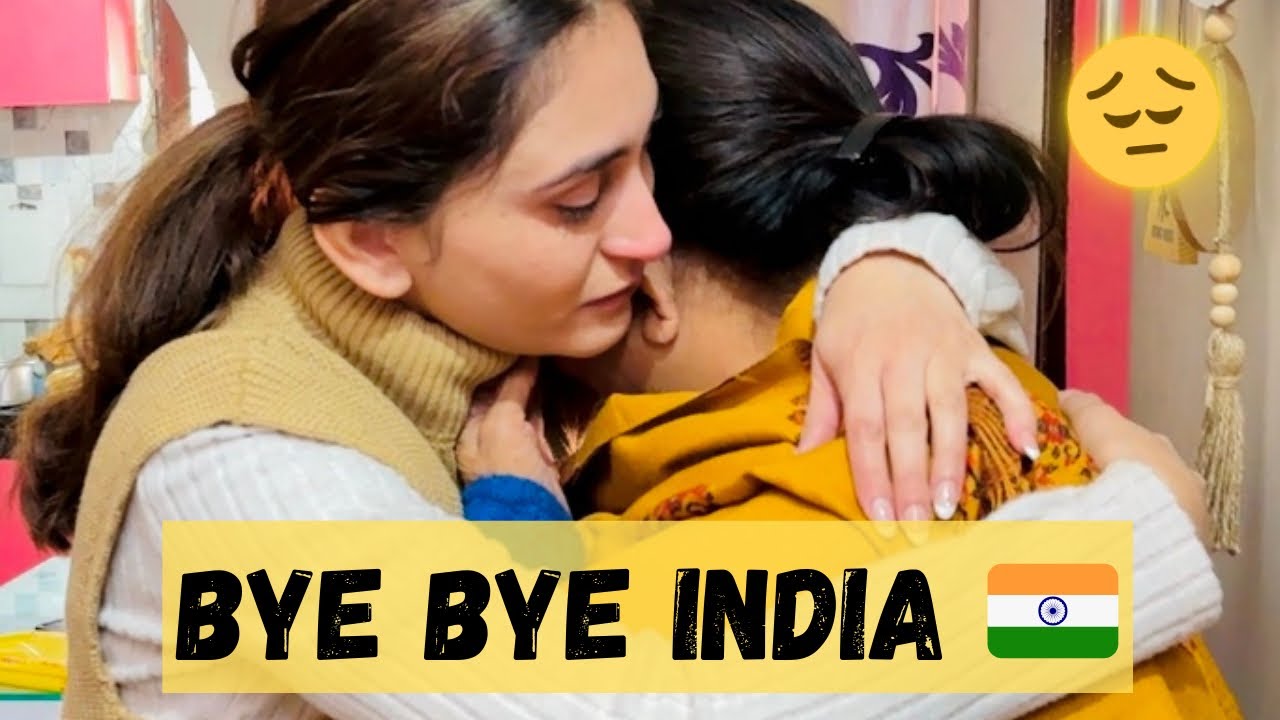 Goodbye India 🇮🇳Leaving your family is not Easy| Desi Couple In USA ...