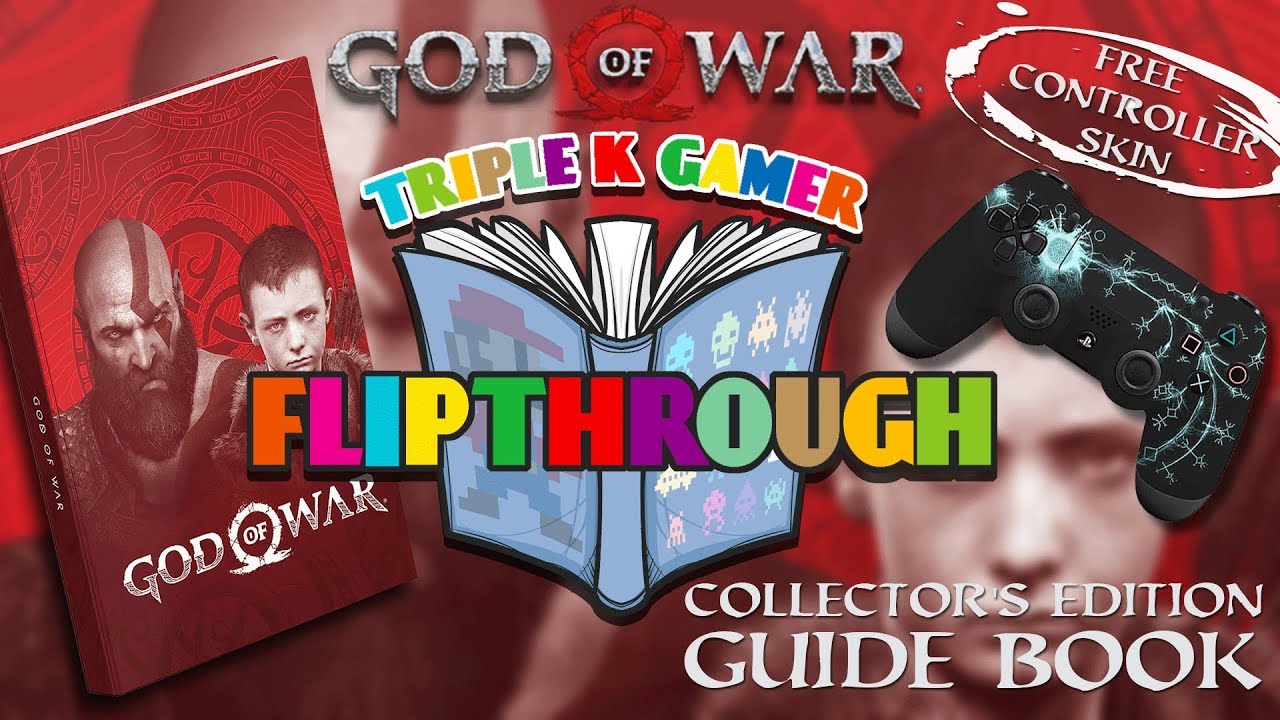 God of War Collector's Edition Guide Book [FLIPTHROUGH] - YouTube