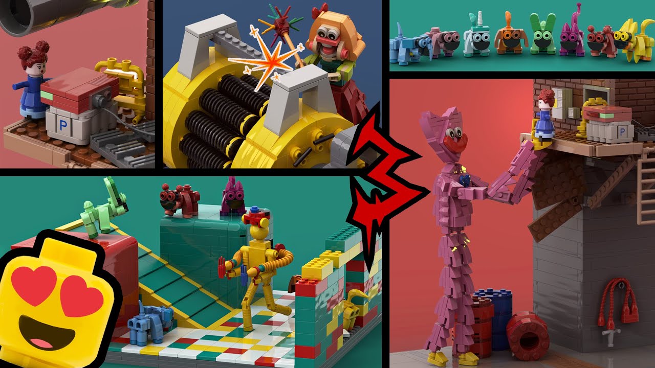 LEGO Poppy Playtime 3: Building 3 Iconic Scenes (Action Figures) - YouTube