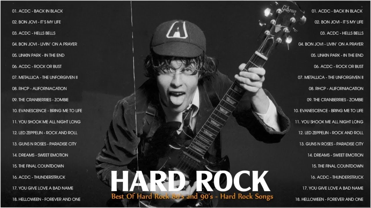 Hard Rock Hard Rock Songs Collection Hard Rock Of 80s and 90s - YouTube