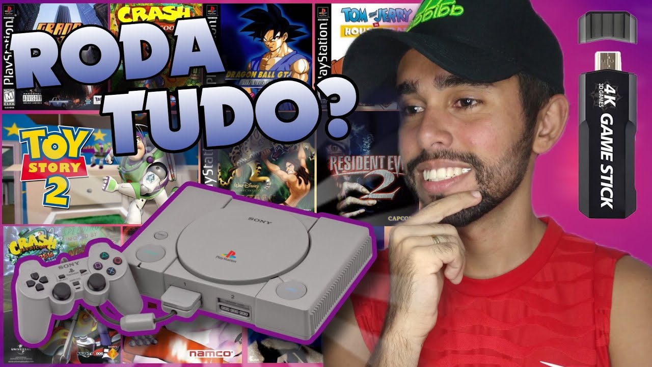 TODOS OS JOGOS DE PS1 DO GAME STICK GD10! TESTANDO A QUALIDADE! - YouTube