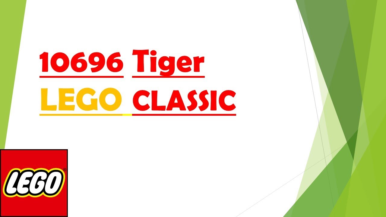 Lego Tiger by Aarav | 10696 Lego Classic Tiger - YouTube