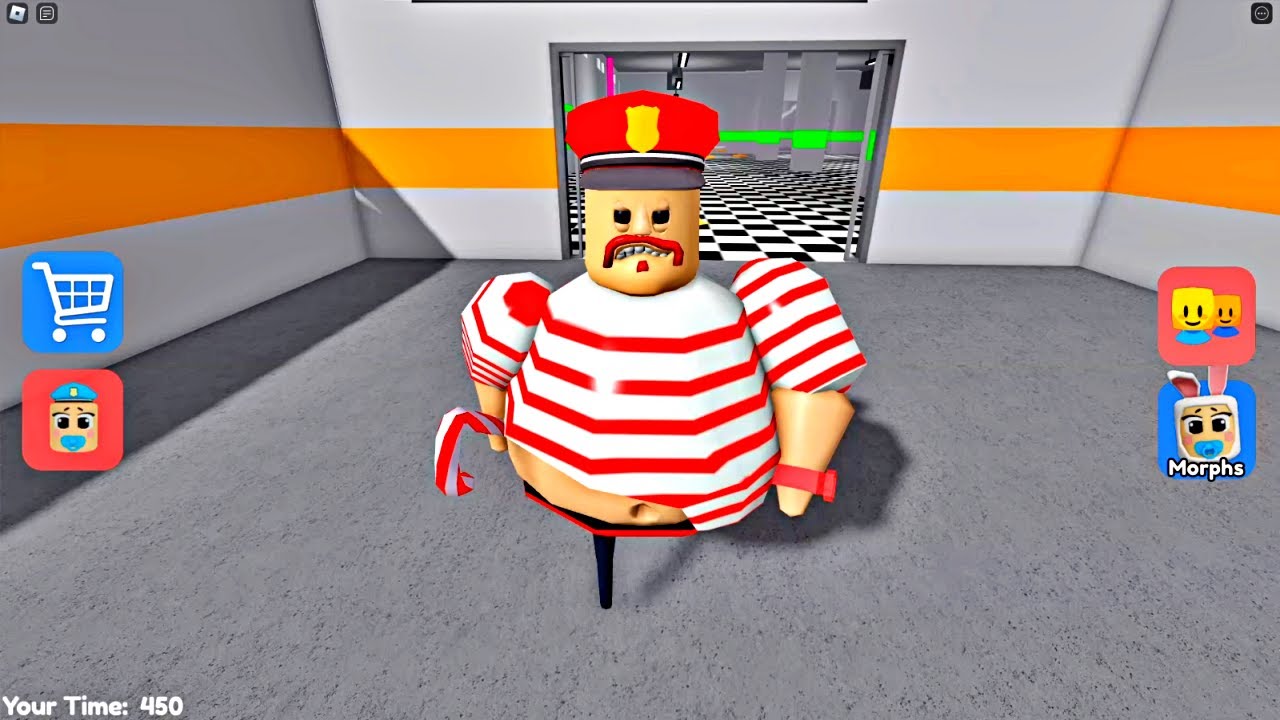 CANDY BARRY PRISON RUN | NEW SCARY OBBY | ROBLOX - YouTube