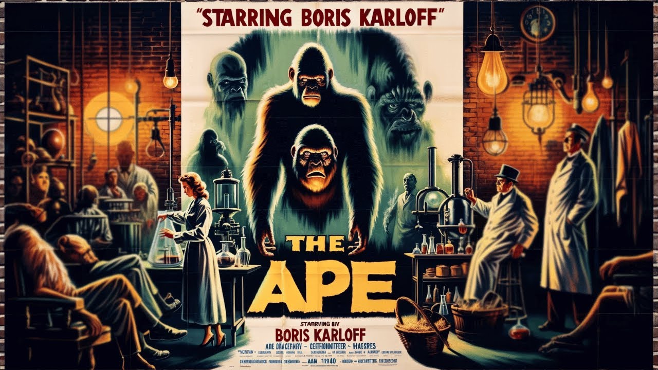 The Ape (1940): Classic Early Horror - Full Movie - Boris Karloff - YouTube