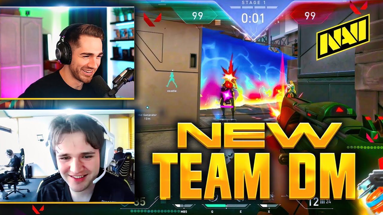 NAVI Valorant Try Out New Team DeathMatch (ft. HowToNoodle ...