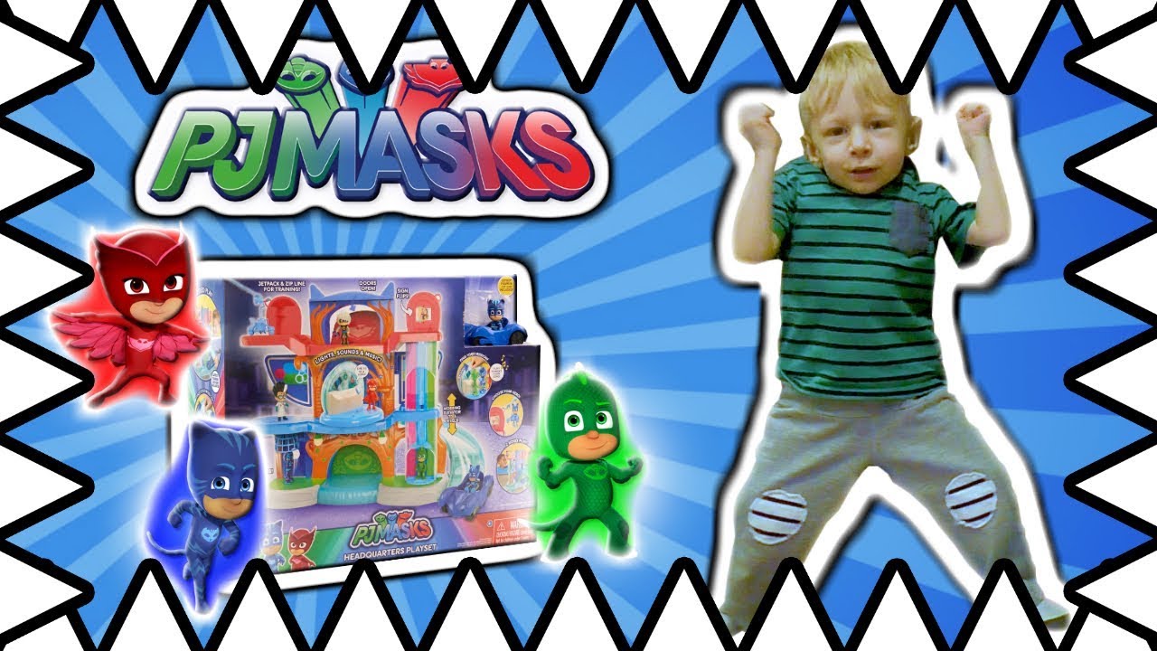 PJ Masks Headquarters Review! PJ Max HQ Headquarters w/ Catboy And ...