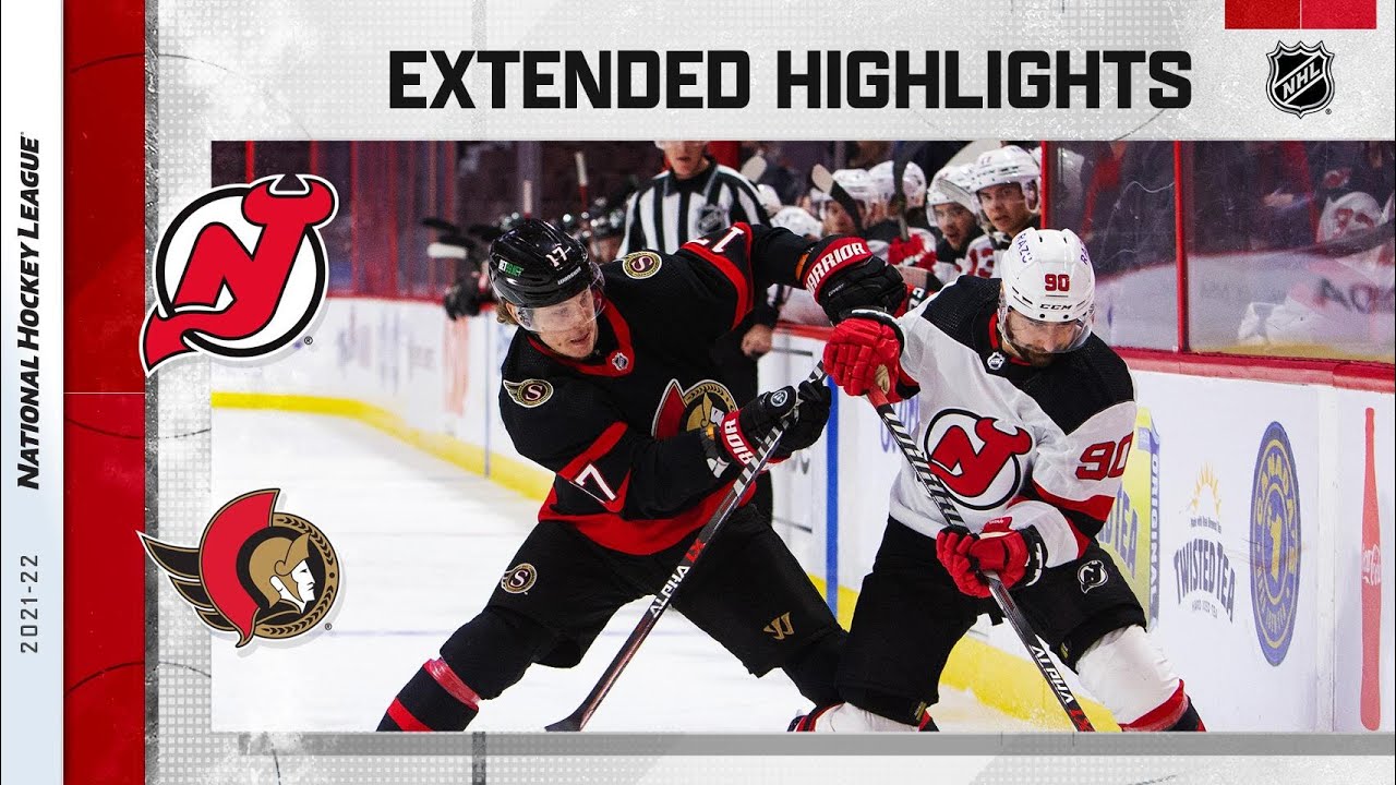 New Jersey Devils vs Ottawa Senators Feb 7, 2022 HIGHLIGHTS - YouTube